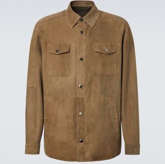 Canali Surchemise en daim