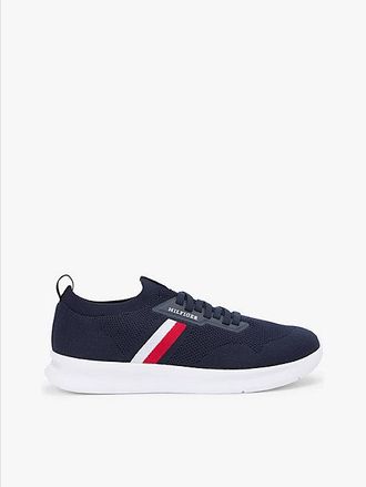 Tommy Hilfiger Baskets l&eacute;g&egrave;res en maille &agrave; monotype Hilfiger