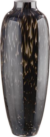 Gilde Vase Afrika Glas braun H&ouml;he 61,5 cm Durchmesser 23 cm Dekoration Wohnaccessoire Geschenk Wohnzimmer