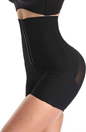 Lazzboy Femmes Gaine Amincissante Ventre Plat Culottes Sculptantes Taille Haute Serre Taille Boby Shapewear Culotte Gainante Noir 6XL