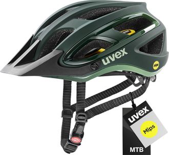 Uvex unbound MIPS - sicherer MTB-Helm für Damen und Herren - MIPS-Sysytem - individuelle Größenanpassung - forest - olive matt - 58-62 cm