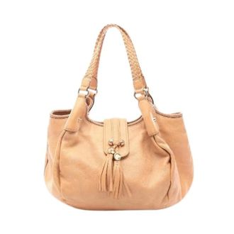 Gucci Pre-owned Sac bandouli&egrave;re en cuir Marrakech - Femme - Pre-owned - Beige - Taille: ONE Size