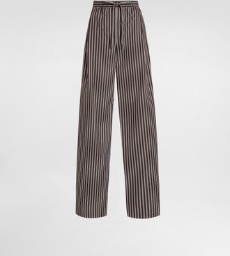 Dolce & Gabbana Striped Poplin Trousers - Frau Hosen Und Shorts n/d 44