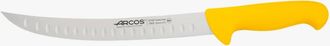 Arcos Serie 2900 - Metzgermesser, gebogen, Edelstahlklinge, 250 mm, Griff aus Polypropylen, Gelb