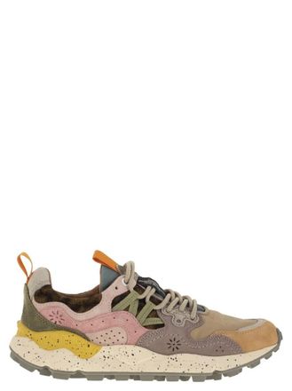 Flower Mountain Low-Top Sneaker - Yamano 3 - Sneakers In Suede And Technical Fabric - Gr. 37 (EU) - in Braun - f&uuml;r Damen