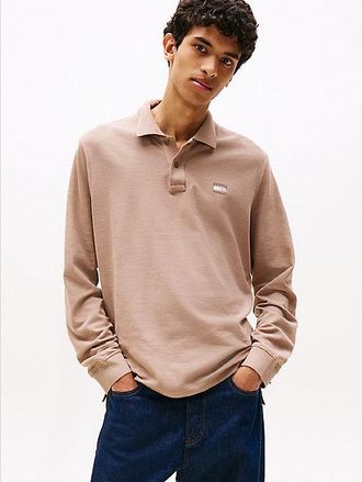 Tommy Hilfiger Polo coupe standard à manches longues