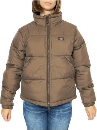 Dickies Femme, Vestes, Brun, Taille: 36 FR Giacca zip