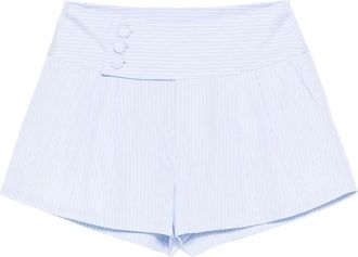 Frame Denim Femme, Shorts, Bleu, Taille: 40 FR Button Striped Shorts