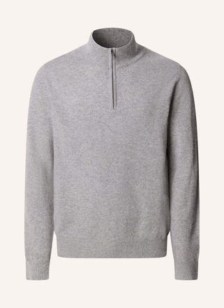 Hackett Pullover Merino Cash Mix Hzip grau