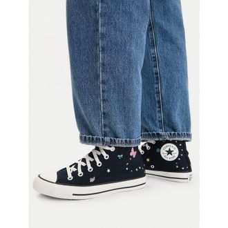Converse Sneakers aus Stoff Converse Chuck Taylor All Star Doodles A15508C Schwarz