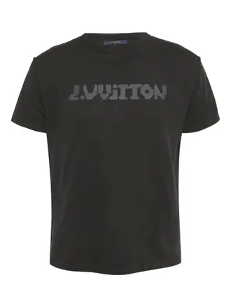 Louis Vuitton t-shirt &agrave; logo imprim&eacute; - Noir