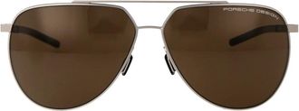 Porsche Design unisex, Accessoires, Noir, Taille: 63 MM Lunettes de soleil P8968