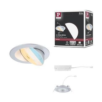 Paulmann 92255 EBL Set Aumus schwenkbar 3-Stepdim LED 1x750lm 2700-6500K 5W 230V Chrom matt