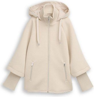 Tom Tailor Sommerjacke Jacken Scuba Cape Jacke mit Kapuze