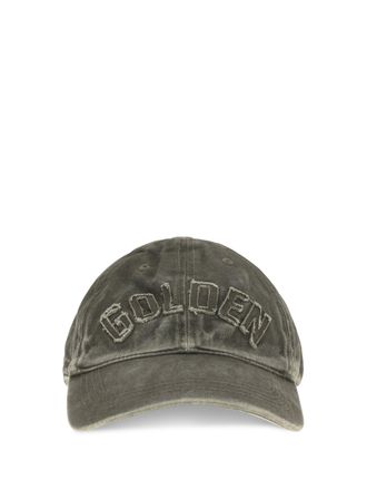 Golden Goose Womens Baseball Cap Journey Dark Kalamata Cotton Hat