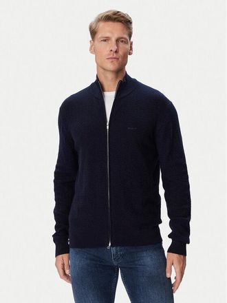 GANT Strickjacke 8050334 Dunkelblau Regular Fit