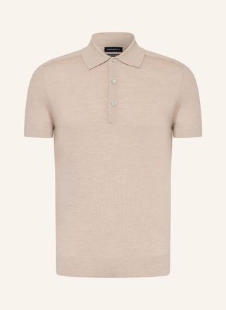 Strokesman's Strokesmans Strick-Poloshirt blau