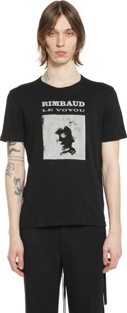 Ann Demeulemeester Baptist Standard Fit T-Shirt with Le Voyou Print