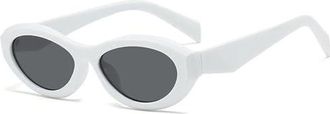 Generic Lunettes De Soleil Dext&eacute;rieur &Agrave; Petite Monture For Hommes, Conduite For Femmes, Vacances(White)