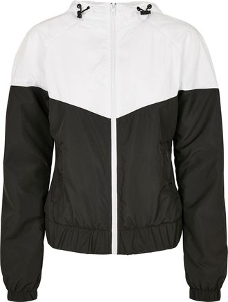 Urban Classics Ladies Arrow Windbreaker White/Black XXL