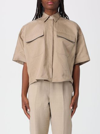 Brunello Cucinelli Chemise BRUNELLO CUCINELLI Femme couleur Beige