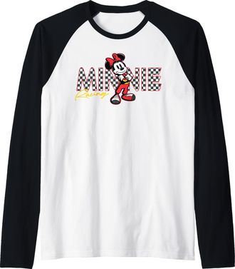 Disney Minnie Mouse Racing Mickey & Friends Race Car Drivers Raglan