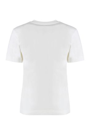 Jacquemus Womens Crew-Neck T-Shirt Grosgrain Cotton White T-Shirts & Jerseys