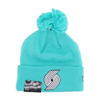New Era NBA City Night Pom Pom Beanie - - Accessories - Herren - Blau - ONE SIZE