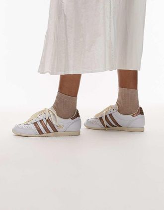 adidas Originals Japan - Sneaker in Weiß und Bronze