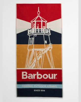 Barbour Handtuch aus Baumwolle mit Archive-Motiven in