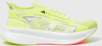 Stella McCartney UltraBOOST 5 Running Trainers, Woman, Solar Yellow/Hi-Res Yellow/White, Size: 4h