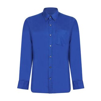 Tom Ford Royal Blue Classic Shirt - - Shirts - Herren - Blau - M