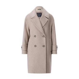 Cinzia Rocca Doppelreihiger Mantel - - Coats - Damen - Beige - M