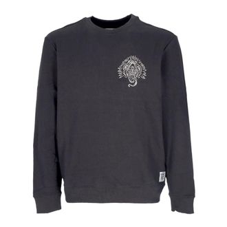Element Homme, Sweatshirts et sweats à capuche, Noir, Taille: XS SweaT-shirt léger noir à col rond OEil Timber