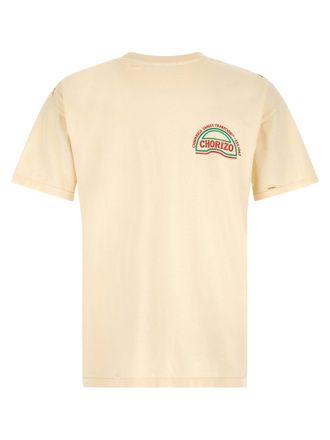 Willy Chavarria Logo-Embroidered T-Shirt - Cream