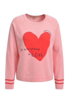 Smith & Soul Strickpullover SMITH & SOUL, Damen, Gr. L, sugar, Strick, Obermaterial: 96% Viskose, 4% Elasthan, unifarben mit Farbeinsatz, regular fit normal, Rundh