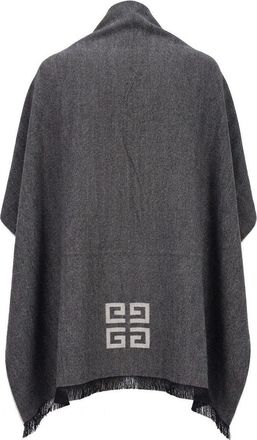 Givenchy Womens Bicolor Wool Scarf