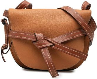 Loewe Sac bandouli&egrave;re Gate Pre-owned - Femme - Pre-owned - Brun - Taille: ONE Size
