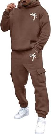 Generic Survetement Homme,Jogging Ensemble Respirant et Confortable, Surv&ecirc;tement Homme, Sweat &agrave; Manches Longues et Combinaison de Sport pour Gym et Jogging &Eacute;l