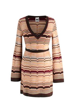 Missoni Stripe Multicolour Belted Dress Size XXS