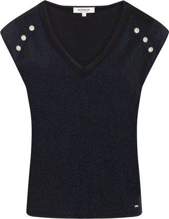 Morgan Kurzarm-T-Shirt Marine M