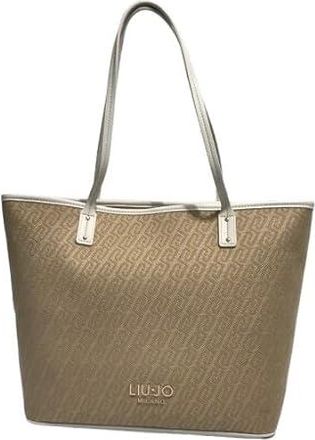 Liu Jo Sac femme Evrim fourre-tout jacquard naturel Taille du sac: Grand