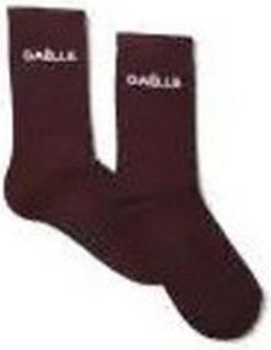 Ga&euml;lle Paris Chaussettes en &eacute;ponge bordeaux Ga&euml;lle Paris