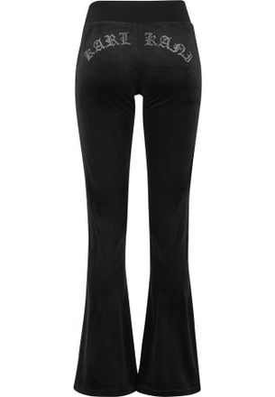 Karl Kani Jogginghose Karl Kani Signature Rhinestone Velours Trackpants (1-tlg)