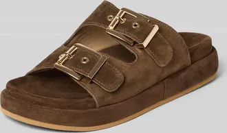 Alma En Pena Sandalette aus Leder mit Gummisohle