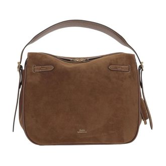 Polo Ralph Lauren Femme, Sacs, Brun, Taille: ONE Size Sac &agrave; Bandouli&egrave;re &Eacute;l&eacute;gant
