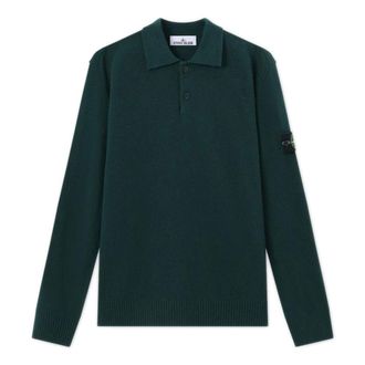Stone Island Polo-Pullover - - Knitwear - Herren - Gr&uuml;n - 2XL