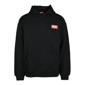 Diesel Baumwoll-Sweatshirt - - Sweatshirts & Hoodies - Herren - Schwarzk - 2XL