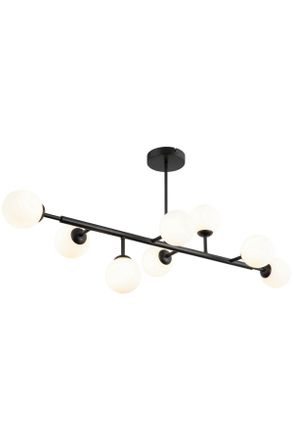 Novel Deckenleuchte, Wei&szlig;, Metall, Glas, Vintage,Vintage, stiftf&ouml;rmig,stiftf&ouml;rmig, 26x48x100 cm, RoHS, ISO 9001, Bsci, CE, Lampen & Leuchten, Innenbeleuchtu