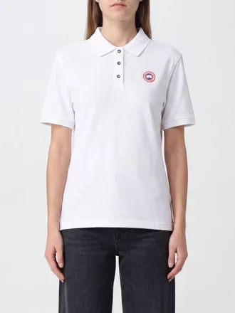 Canada Goose Polo slim fit en coton avec logo contrastant
